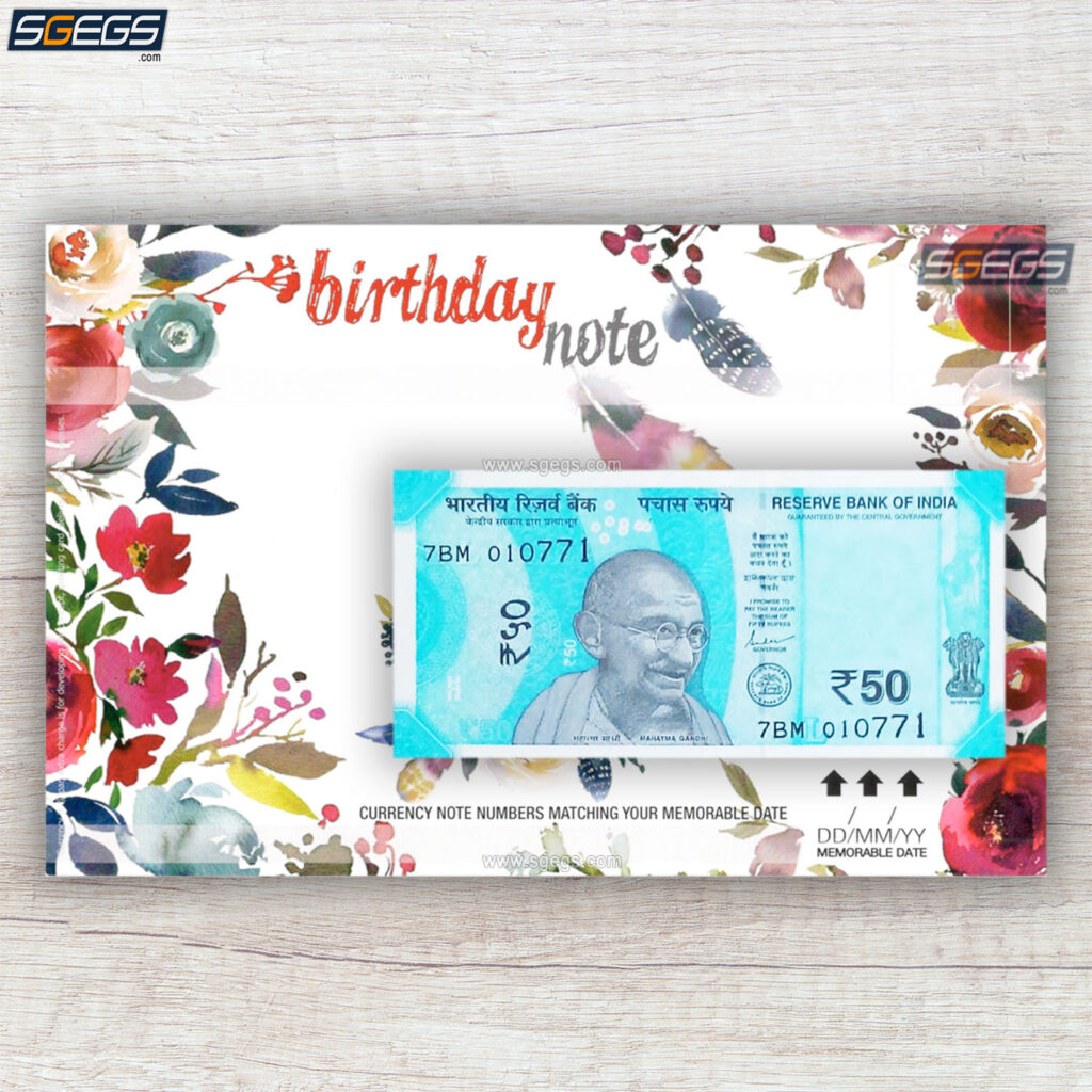 Buy Birthday Currency Note Online in India, Trending Gift | SGEGS.com